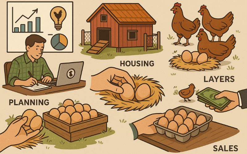 How to Start a Poultry Egg Farming Business: Detailed Plan