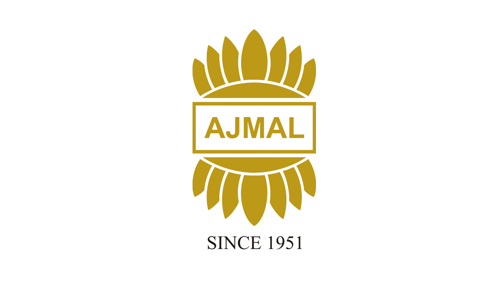 Ajmal Name Logo